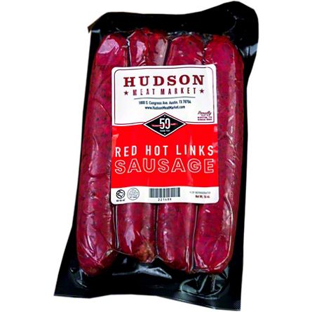 Hudson Meat Market Red Hot Link Sausage, 16 oz | Central Market ...