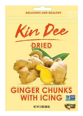 Kin Dee Dried Ginger Chunks with Icing, 3 oz | Central Market - Really ...