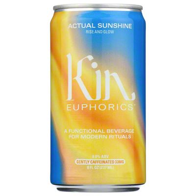 Kin Euphorics Actual Sunshine Caffeinated Beverage, 8 oz | Central ...