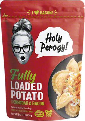 Holy Perogy! Cheddar & Bacon Fully Loaded Potato Perogies, 16 ct ...