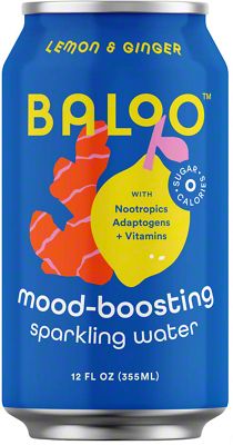 Baloo Lemon & Ginger Sparkling Water, 12 oz | Central Market - Really ...