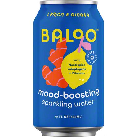 Baloo Lemon & Ginger Sparkling Water, 12 oz | Central Market - Really ...