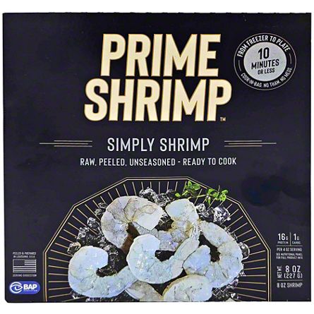 Prime Shrimp Simply Shrimp, 8 oz | Central Market - Really Into Food