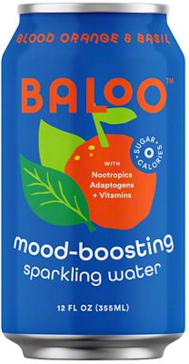 Baloo Blood Orange & Basil Sparkling Water, 12 oz | Central Market ...