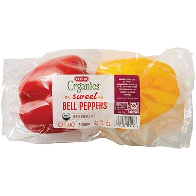 H-E-B Organics Fresh Sweet Bell Peppers, 2 ct | Joe V's Smart Shop ...