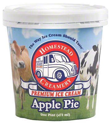 Homestead Creamery Apple Pie Ice Cream, 1 pt | Central Market - Really ...
