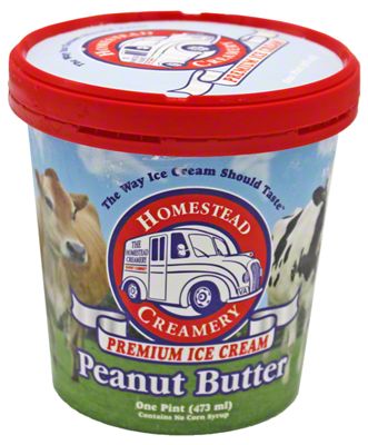 Homestead Creamery Peanut Butter Ice Cream, 1 pt | Central Market ...