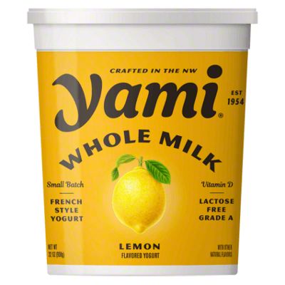 Yami Yogurt Whole Milk Lemon, 32 oz | Central Market - Really Into Food