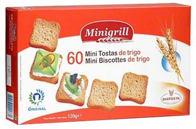 Diatosta Minigrill 60 Mini Tostas De Trigo, 4.25 oz | Central Market ...