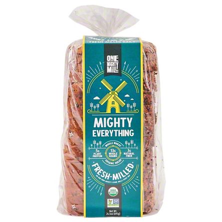 One Mighty Mill Whole Wheat Everything Bread, 24.5 oz | Central Market ...