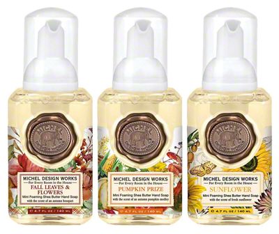 Michel Design Works Fall Mini Foaming Hand Soap, Set of 3 | Central ...