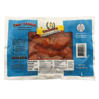 Mr. Tango Chorizo Guatemalteco Cured Pork Sausage, 14 oz | Joe V's ...