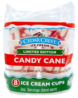 Cedar Crest Candy Cane Ice Cream Cups, 8 ct | Central Market - Really ...