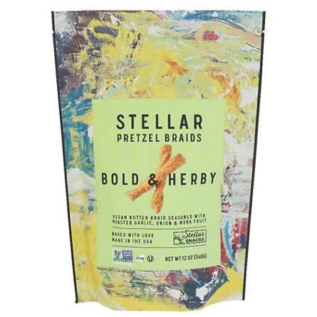 Stellar Snacks Bold & Herby Pretzel Braids, 12 oz | Central Market ...