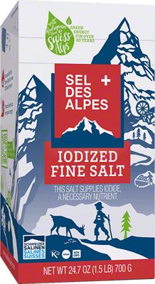 Sel Des Alpes Iodized Fine Salt, 24.7 oz | Central Market - Really Into ...