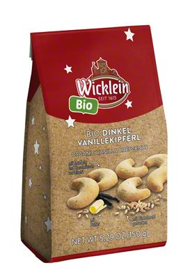 Wicklein Organic Vanilla Crescent Biscuits, 4.23 oz | Central Market ...