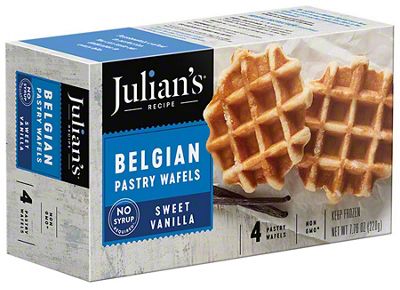 Julian's Recipe Sweet Vanilla Belgian Pastry Wafles, 4 ct | Central ...