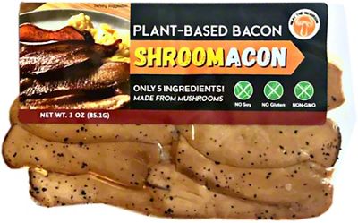 Meat The Mushroom Shroomacon Plant Based Bacon, 3 oz | Central Market ...