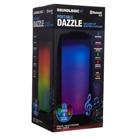 Sound Logic Dazzle LED Bluetooth Speaker, EACH | Joe V's Smart Shop ...