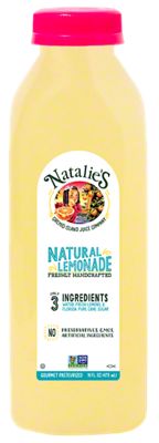 Natalie's Natural Lemonade, 16 oz | Central Market - Really Into Food