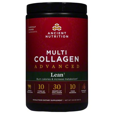 Ancient Nutrition Lean Multi Collagen Advanced Powder, 15.9 oz ...