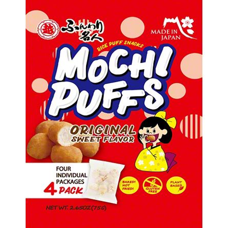Echigo Seika Original Sweet Flavor Mochi Puffs, 4 ct | Central Market ...