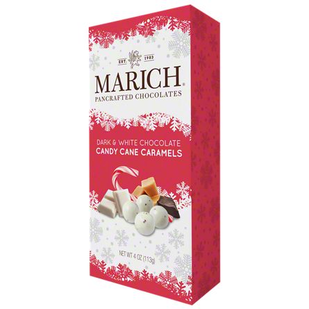 Marich Dark & White Chocolate Candy Cane Caramels, 4 oz | Central ...