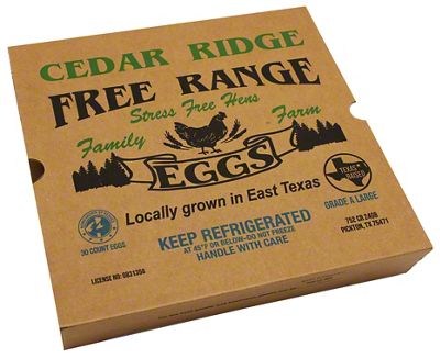 Cedar Ridge Free-Range Eggs, 30 ct | Central Market - Really Into Food