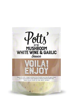 Potts' Mushroom, White Wine & Garlic Sauce, 250 g | Central Market ...