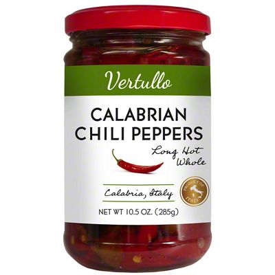 Vertullo Calabrian Chili Long Hot Whole Peppers, 10.5 oz | Central ...