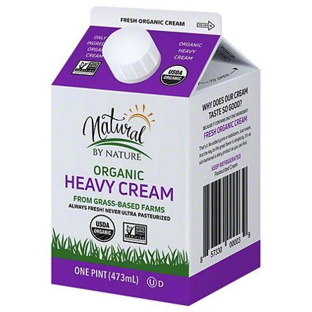 Natural By Nature Organic Heavy Cream, 16 oz | Central Market - Really ...