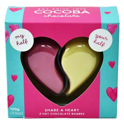 Cocoba Share A Heart Hot Chocolate Bomb, 100 g | Central Market ...