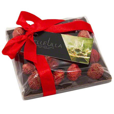 Nelleulla Strawberry Dark Chocolate Bar, 80 g | Central Market - Really ...