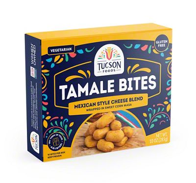 Tucson Tamale Tamale Bites with Mexican Style Cheese Blend, 10 oz ...