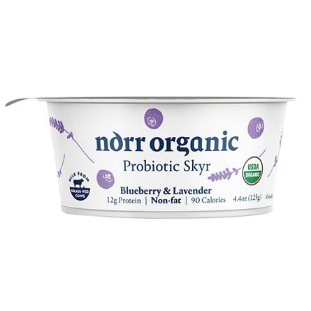 Norr Organic Blueberry & Lavender Non-Fat Probiotic Skyr , 4.4 oz ...