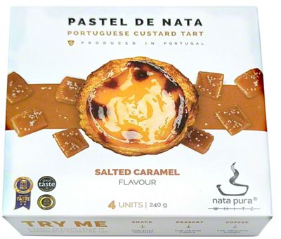 Nata Pura Salted Caramel Pastel de Nata, 4 ct | Central Market - Really ...