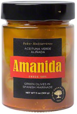 Amanida Green Olives in Spanish Marinade, 11 oz | Central Market ...