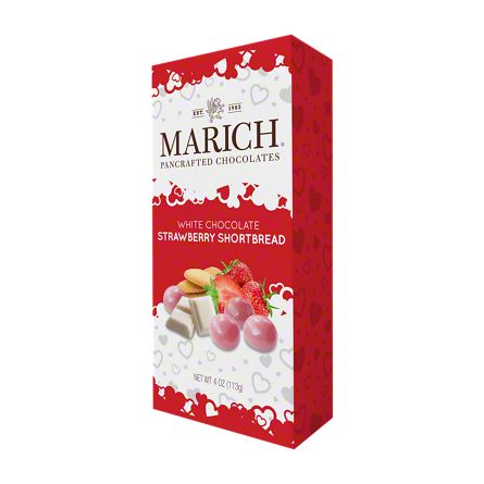 Marich White Chocolate Strawberry Shortbread, 4 oz | Central Market ...