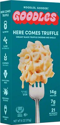 Goodles Here Comes Truffle Black Truffle Cheddar & Shells, 6 oz ...