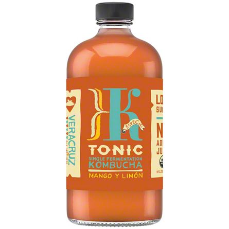 K Tonic Veracruz Mango y Limón Kombucha, 16 oz | Central Market ...