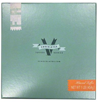 V Chocolates Almond Toffee, 16 oz | Central Market - Really Into Food