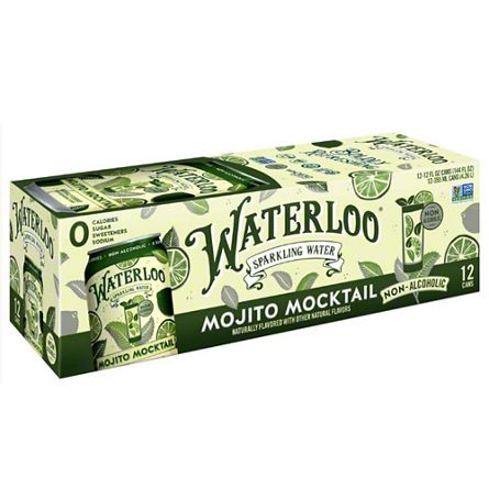 Waterloo Mojito Mocktail Sparkling Water 12 oz Cans, 12 pk | Central Market - Really Into Food