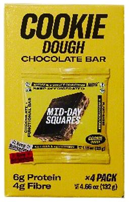 Midday Squares Cookie Dough Refrigerated Chocolate Bars, 4 ct | Central ...