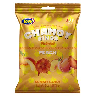 Jovy Peach Chamoy Rings Gummy Candy, 5 oz | Joe V's Smart Shop | Low ...