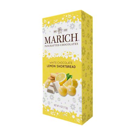 Marich White Chocolate Lemon Shortbread, 4 oz | Central Market - Really ...