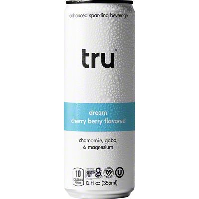 Tru Dream Seltzer Wellness Water - Cherry Berry, 12 oz | Central Market ...