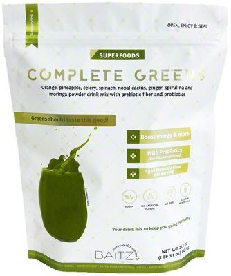 Baitz Complete Greens Superfoods Powder Drink Mix, 21.1 oz | Central ...