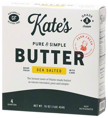 Kate's Sea Salted Butter, 4 ct | Central Market - Really Into Food