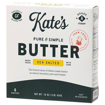 Kate's Sea Salted Butter, 4 ct | Central Market - Really Into Food
