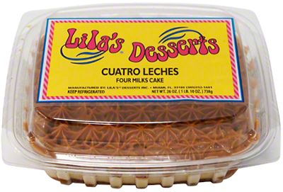 Lila's Desserts Cuatro Leches Four Milks Cake, 26 oz | Joe V's Smart ...
